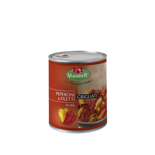 Peperoni a filetti grigliati - Viander